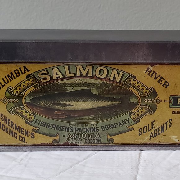 Ashland | Kitchen | Vintage Look Salmon Tin Can | Poshmark